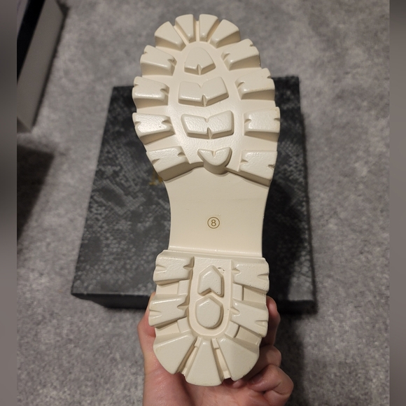 MDT | Shoes | Mdt Combat Boots Off White | Poshmark